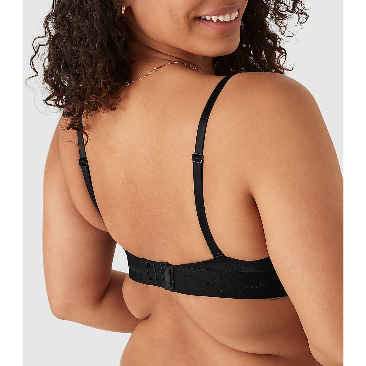 Victoria's Secret Pink Wear Everywhere Wireless T Shirt Bra, Lightly Lined, Smoothing, Bras for Women, Black (36D)