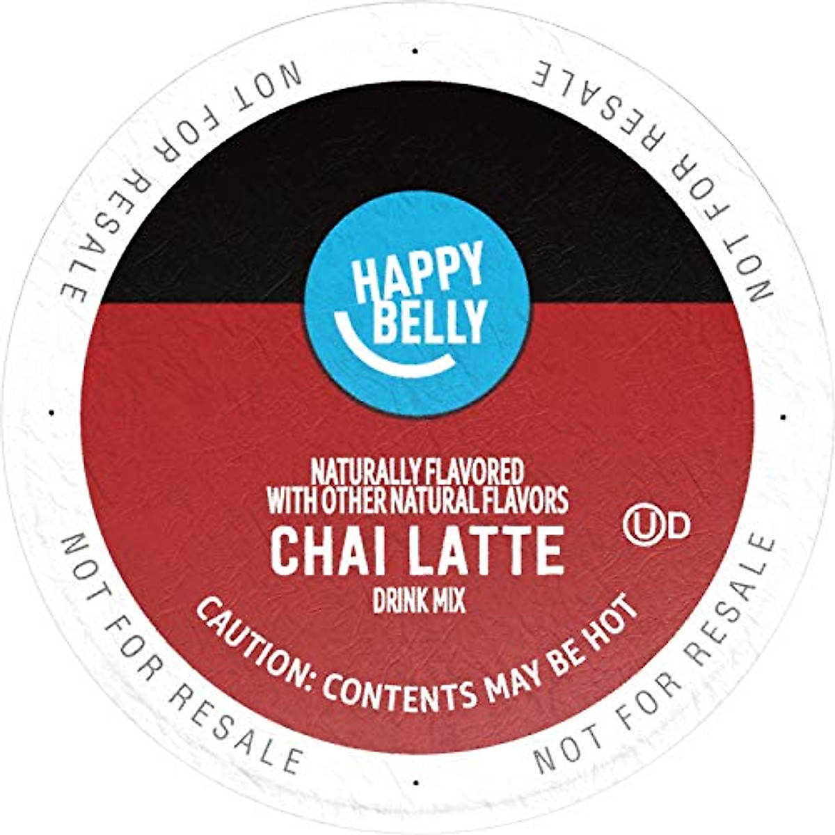 Amazon Brand - Happy Belly Tea Pods Compatible with 2.0 K-Cup Brewers, Chai Latte, 24 Count, Pack of 1 (Previously Solimo)