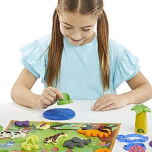 Play-Doh Animal Adventure Set, Arts and Crafts Toys for 3 Year Old Girls & Boys, 45 Tools, 10 Cans (Amazon Exclusive)