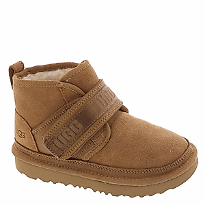 UGG Unisex-Child Neumel Snapback Boot, Chestnut, 7