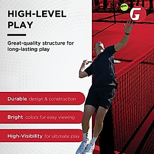 GAMMA Sports Pressureless Tennis-Balls Bucket, Bulk Tennis Balls, Premium Tennis Accessories, Pack of 48