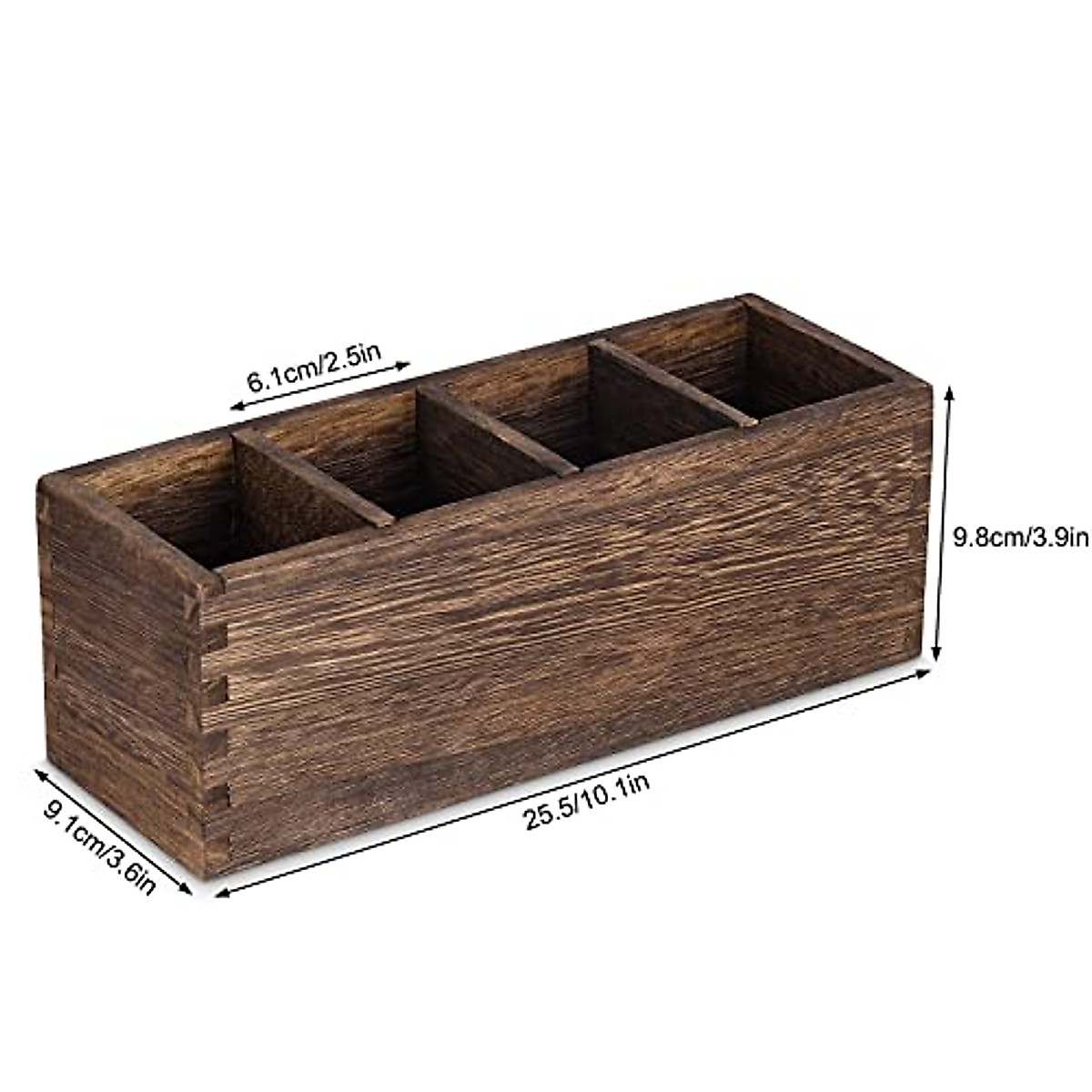 ALL Music-box 4 Adjustable Smart Compartments Kitchen Utensil Holder, Cutlery Trays, Silverware Storage Kitchen Utensil Flatware Caddy