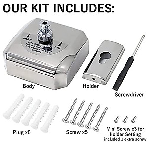 Japard Retractable Clothesline Stainless Steel Metal Indoor, Retracting Clothesline Outdoor, 12ft Wire, Loadable 44lbs, Extendable Clothesline Heavy Duty (2 Pack)