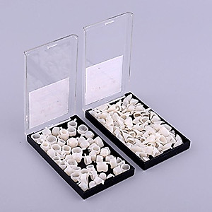 100pcs Dental Temporary Crown Veneers Material Anterior Front Back Molar Teeth