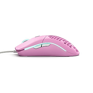 Glorious Gaming Mouse - Model O Minus, 58g Ultra-Light Honeycomb Mouse, Limited Edition Matte Pink - USB Gaming Mouse