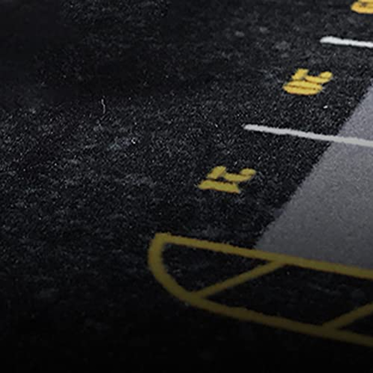 predolo Diecast Car Parking Lot, Mini Model Car Garage Scene Mat Underground Garage Mouse Pad /64 Scale Diecast Car Layout Tabletop Decor, Round Corner Mat