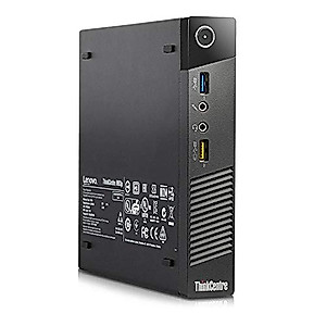 Lenovo ThinkCentre M93P Tiny Desktop, Intel Core i5-4570T, 8GB RAM, 256GB SSD, Windows 10 Pro 64-bit (Renewed)