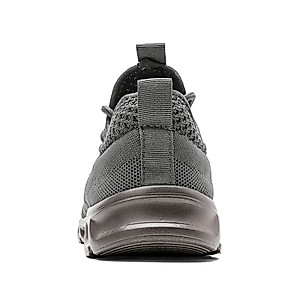 Damyuan Mens Lightweight Athletic Running Walking Gym Shoes Casual Sports Shoes Fashion Sneakers Walking Shoes Dark Grey,11