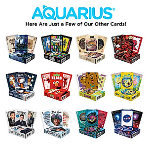 AQUARIUS Jaws Playing Cards - Jaws Themed Deck of Cards for Your Favorite Card Games - Officially Licensed Jaws Merchandise & Collectibles, 2.5 x 3.5