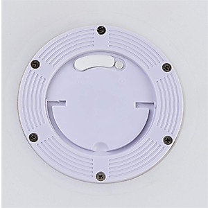 Displays2go LED Teardrop Light, 16-Color Glow, 10-Hour Rechargeable Battery Life — White (FDLEDTDRPM)