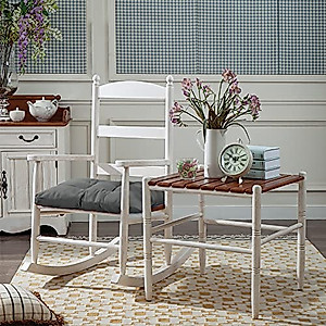 Tiita Outdoor/Indoor Seat Cushion with Ties Waterproof Wicker Seat Chair Cushion Memory Foam Patio Chair Pads for All-Weather Wicker Dinettes/Antique Porch Swings and Porch Rocker (Dark Grey)