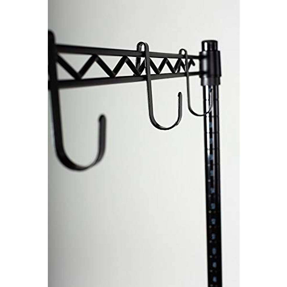 Omega 21" Deep x 36" Wide x 74" High Classic Black Bakers Rack