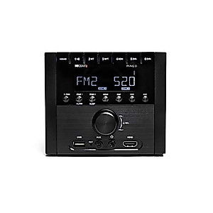 MB Quart RVM2.0 - RV in Dash Compact, Mechless Source Unit with AM/FM and Bluetooth 4.0 Plus Multi-Zone Audio Control