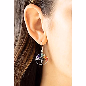 500pcs Natural Chip Stone Beads Multicolor 5mm to 8mm Irregular Gemstone Healing Crystal Loose Rocks Bead Hole Drilled DIY for Bracelet Necklace Earrings Jewelry Making Craft