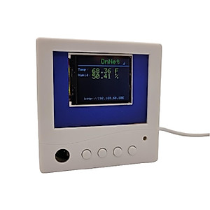 pp-Code WiFi Temperature and Humidity Sensor, Thermometer, Monitor From Anywhere, Email, SMS Alerts, Ideal for Server Room, Lab, Greenhouse, Pets