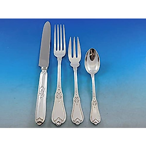 Alicante by Buccellati Italy Silverplated Flatware Set Service 20 pcs Dinner