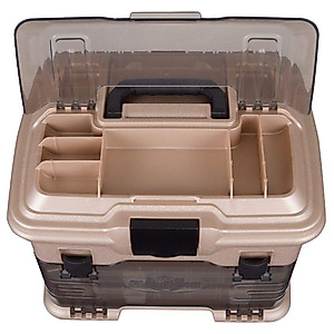 Flambeau Outdoors T4 Smoke Multiloader, Portable Fishing & Tackle Storage Box, Gold/Black