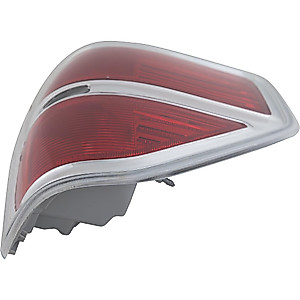 Evan Fischer Tail Light Compatible with 2009-2014 Ford F-150 Passenger Side Halogen CAPA Styleside