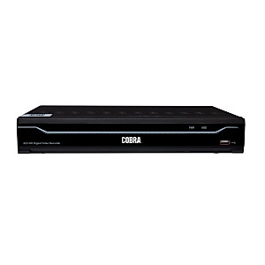 Cobra 8 Channel Surveillance DVR with 4 HD Cameras and Mobile Monitoring Capabilities
