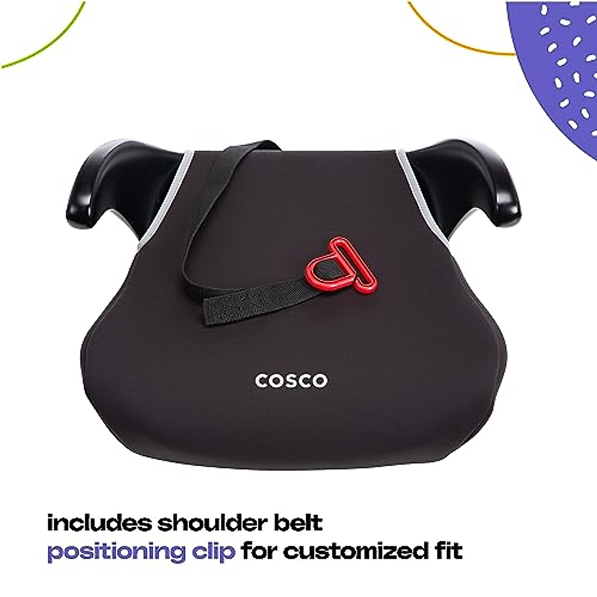 Cosco® Rise Backless Booster Car Seat, Ripple