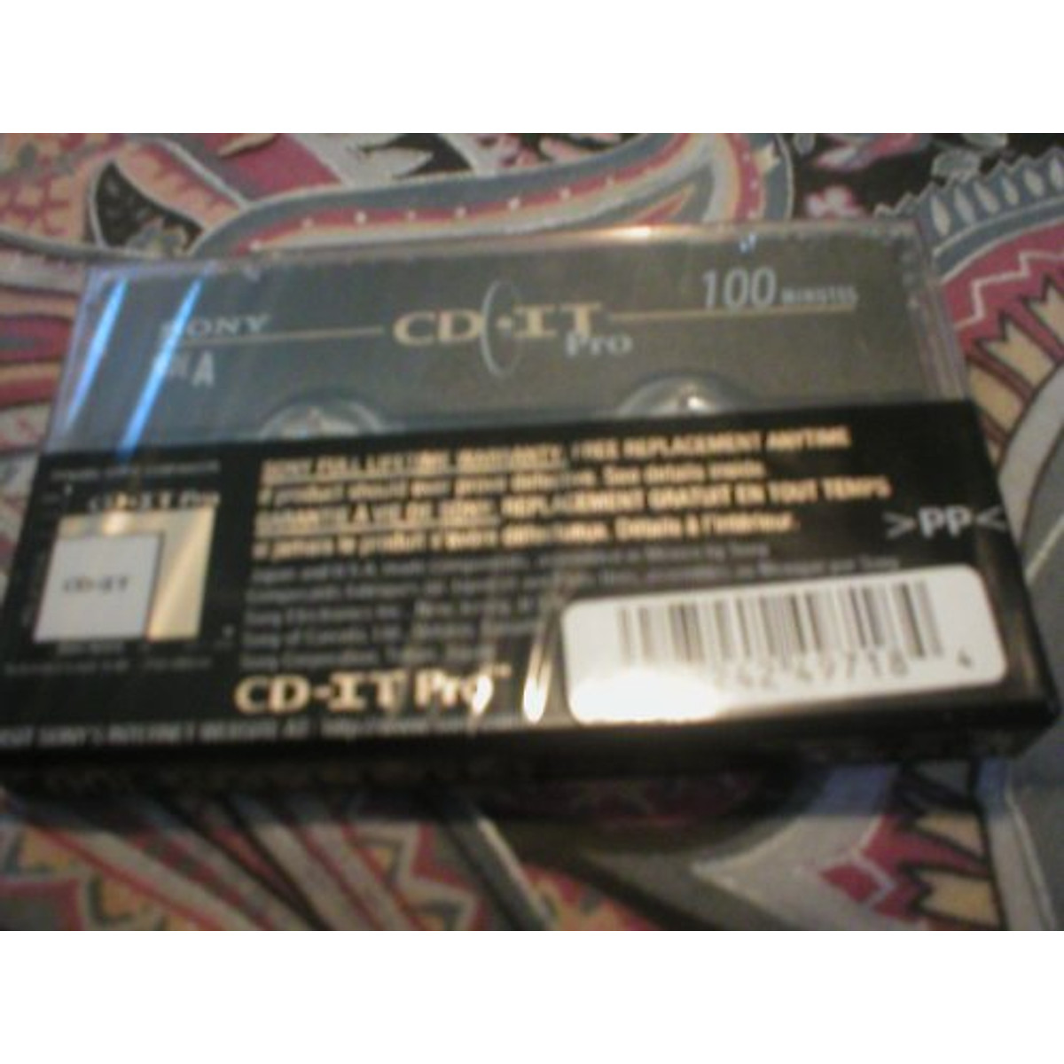 Sony Cd-it Compact Cassette Type II High Bias 100 Minutes