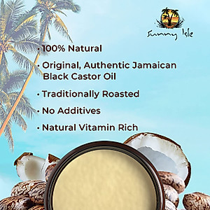 Sunny Isle Coconut Jamaican Black Castor Oil Pure Butter 4oz