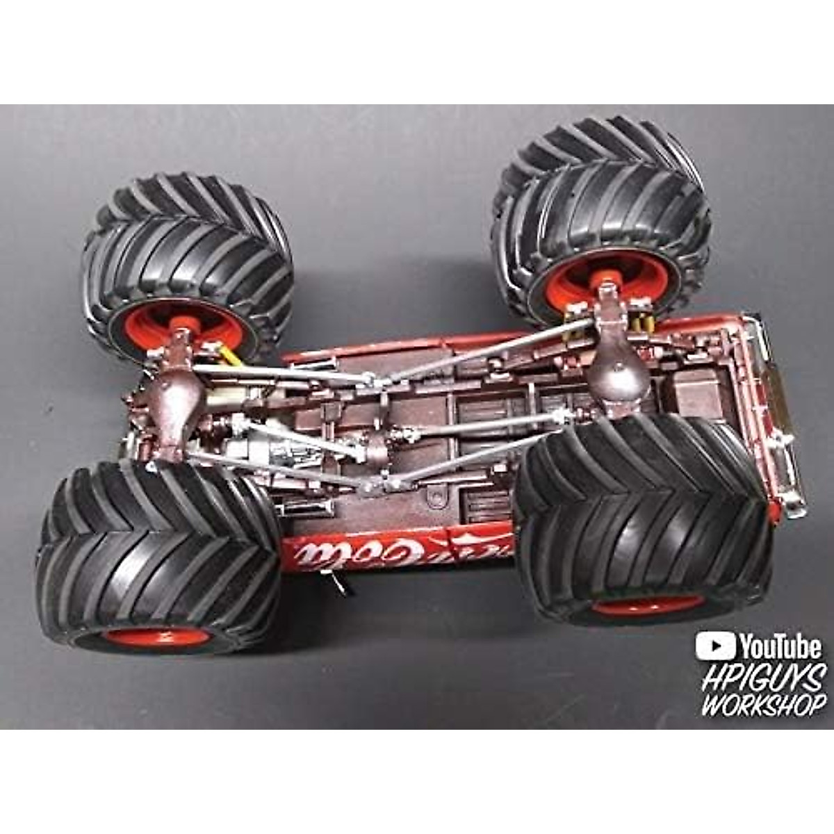 AMT Skill 2 Model Kit Chevrolet Silverado Monster Truck Coca-Cola 1/25 Scale Model
