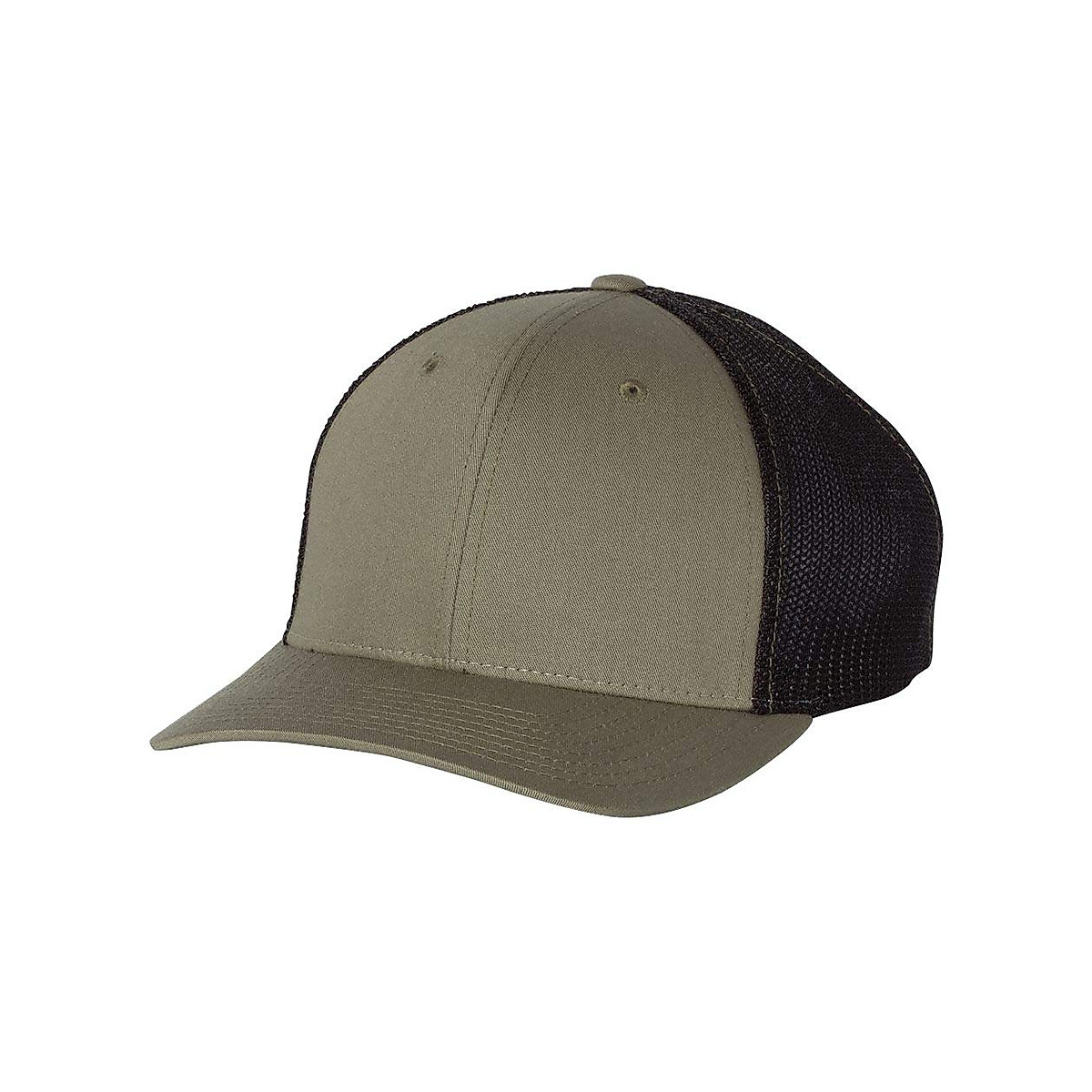 Richardson Fitted Trucker with R-Flex L/XL Heather Grey/ Red