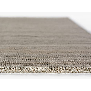 Momeni Cove Recycled P.E.T Area Rug, Grey, 2' X 3'
