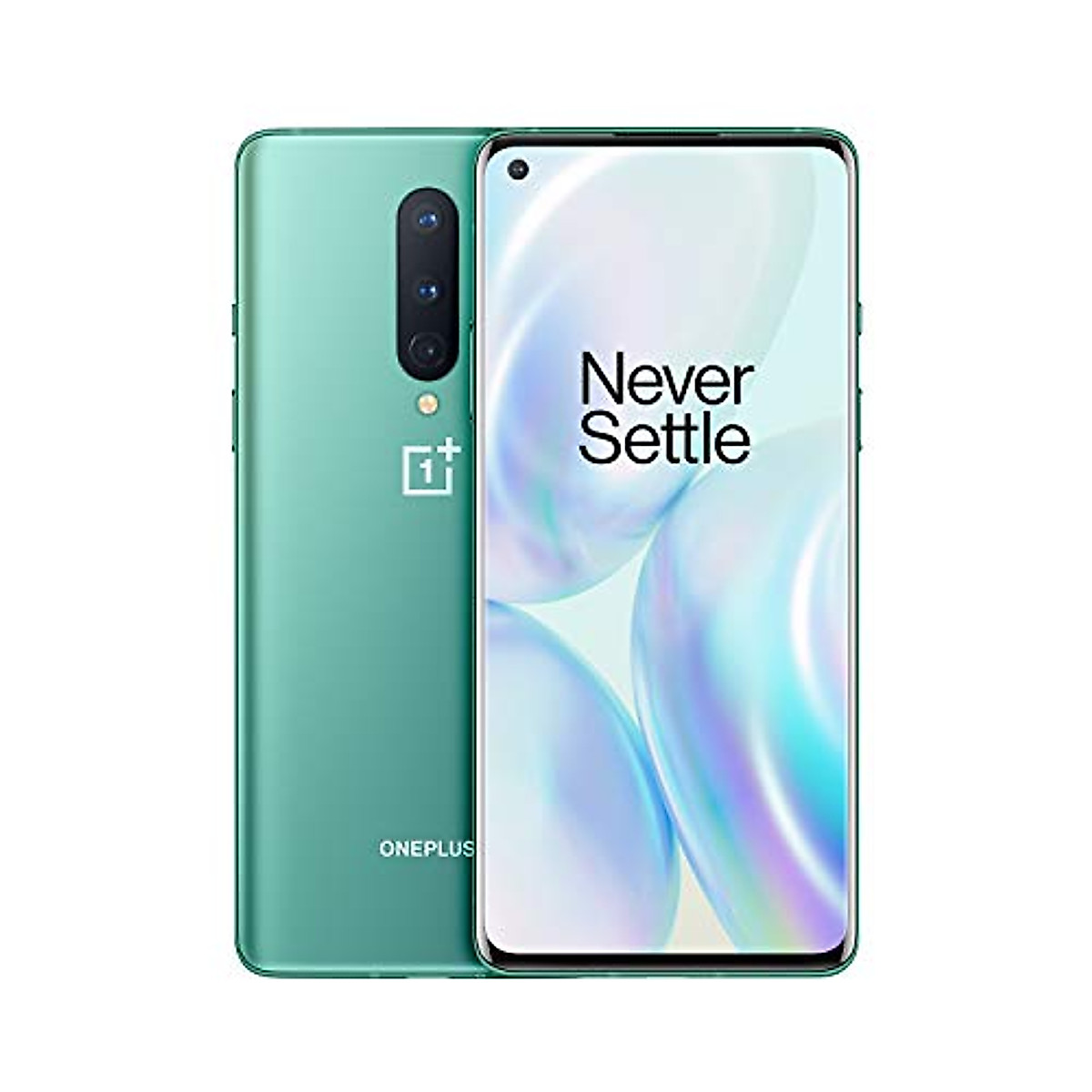 OnePlus 8 (5G) Dual-SIM IN2013 128GB/8GB RAM (GSM + CDMA) Factory Unlocked Android Smartphone (Glacial Green)- International Version