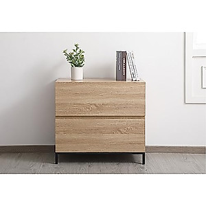 Elegant Decor 32 inch lateral File Cabinet in Mango Wood
