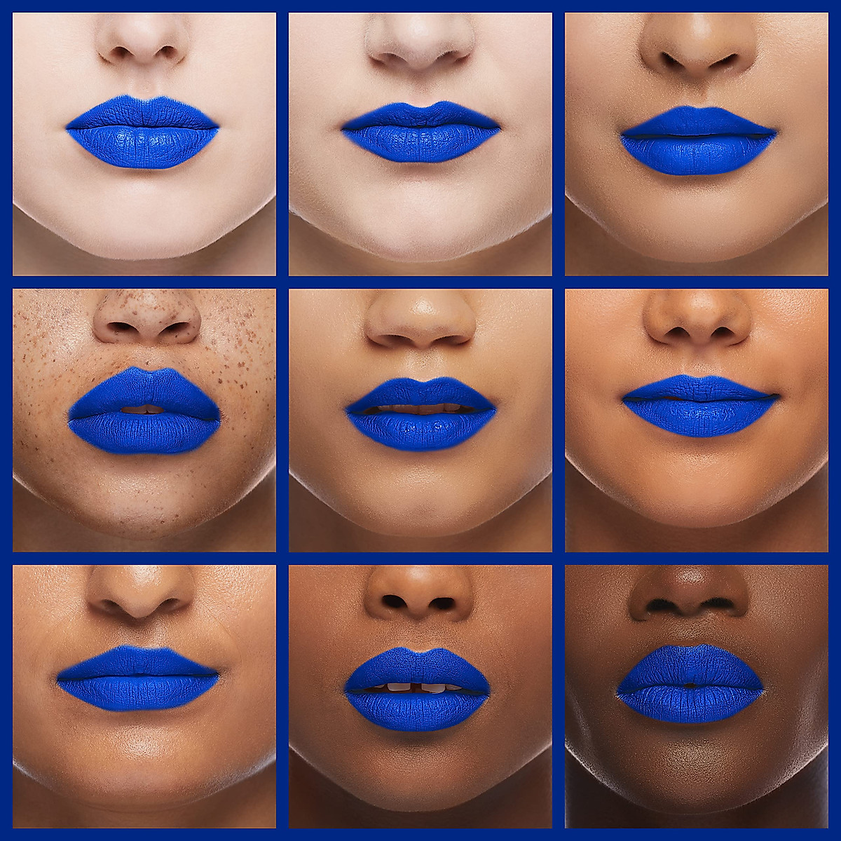 AMY'S DIARY 2pcs Blue Matte Lip Liner and Lipstick Makeup Set, Liquid Lipstick 24H and Lip Liner Set Matt Liquid Lips Make Up Waterproof Long Lasting Lipstick Matte Kit with Lip liner (08)