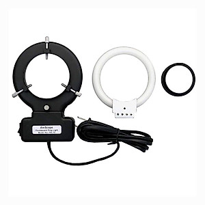 AmScope FRL12-A 12W Microscope Fluorescent Ring Light + Adapter