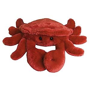 Aurora® Adorable Mini Flopsie™ Crab Stuffed Animal - Playful Ease - Timeless Companions - Red 8 Inches