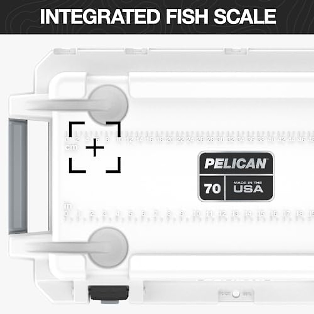 Pelican 70 Quart Elite Cooler (Dark Grey/Green)