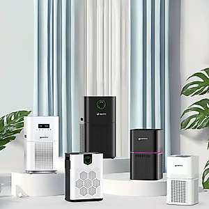 Dayette Air Purifier for Home Pets Dander in Bedroom, Covers Up to 4000 ft², 4-in-1 Filter with HEPA sleep mode, Remove Dust Smoke Pollutants Odor (AP403)