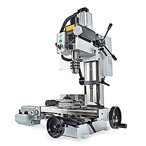 MicroLux® High Precision Heavy Duty R8 Miniature Milling Machine Only “True Inch” machine on the market, Powerful brushless 500W motor with more torque