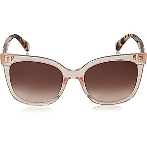 Kate Spade New York Women's Kiya Square Sunglasses, Peach, 53 mm