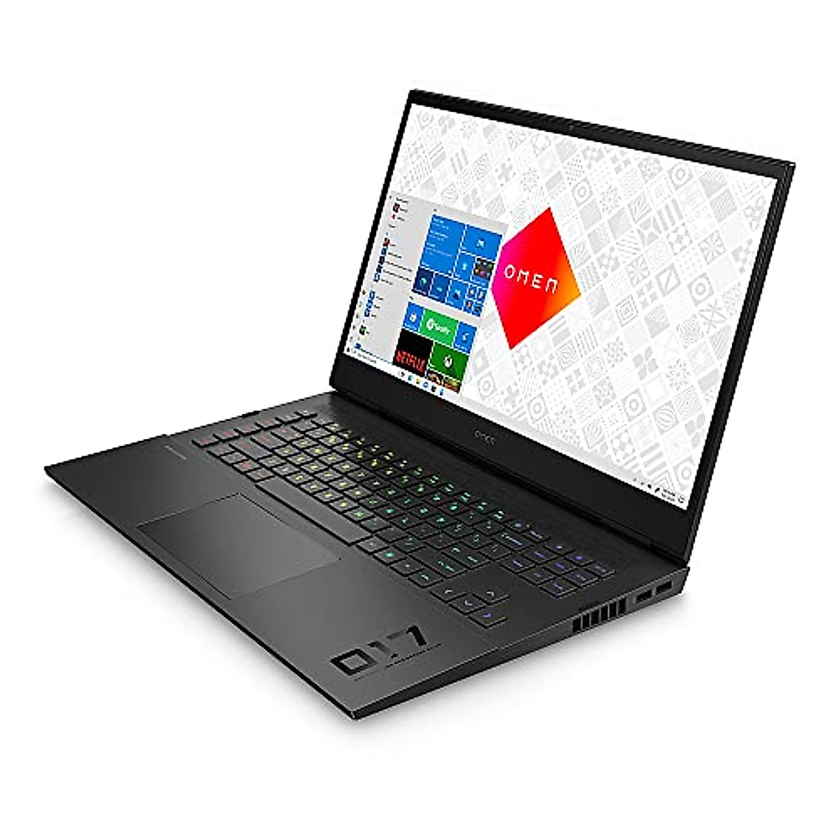 HP Omen 17 Gaming Laptop 17.3” FHD IPS 144Hz 7ms (300 nits, 100% sRGB, Micro-Edge) 11th Gen Intel 8-Core i7-11800H 16GB RAM 1TB SSD Geforce RTX 3060 6GB Thunderbolt RGB Backlit Black + HDMI Cable