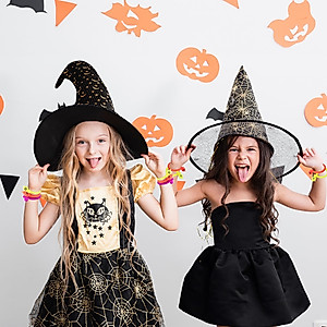 28 Pack Halloween Stretchy Strings Toy Pack，Pumpkin and Witch Sensory Toys for Kids Students Stress Relief Treat Bags Gifts Stress Relief Party Favors