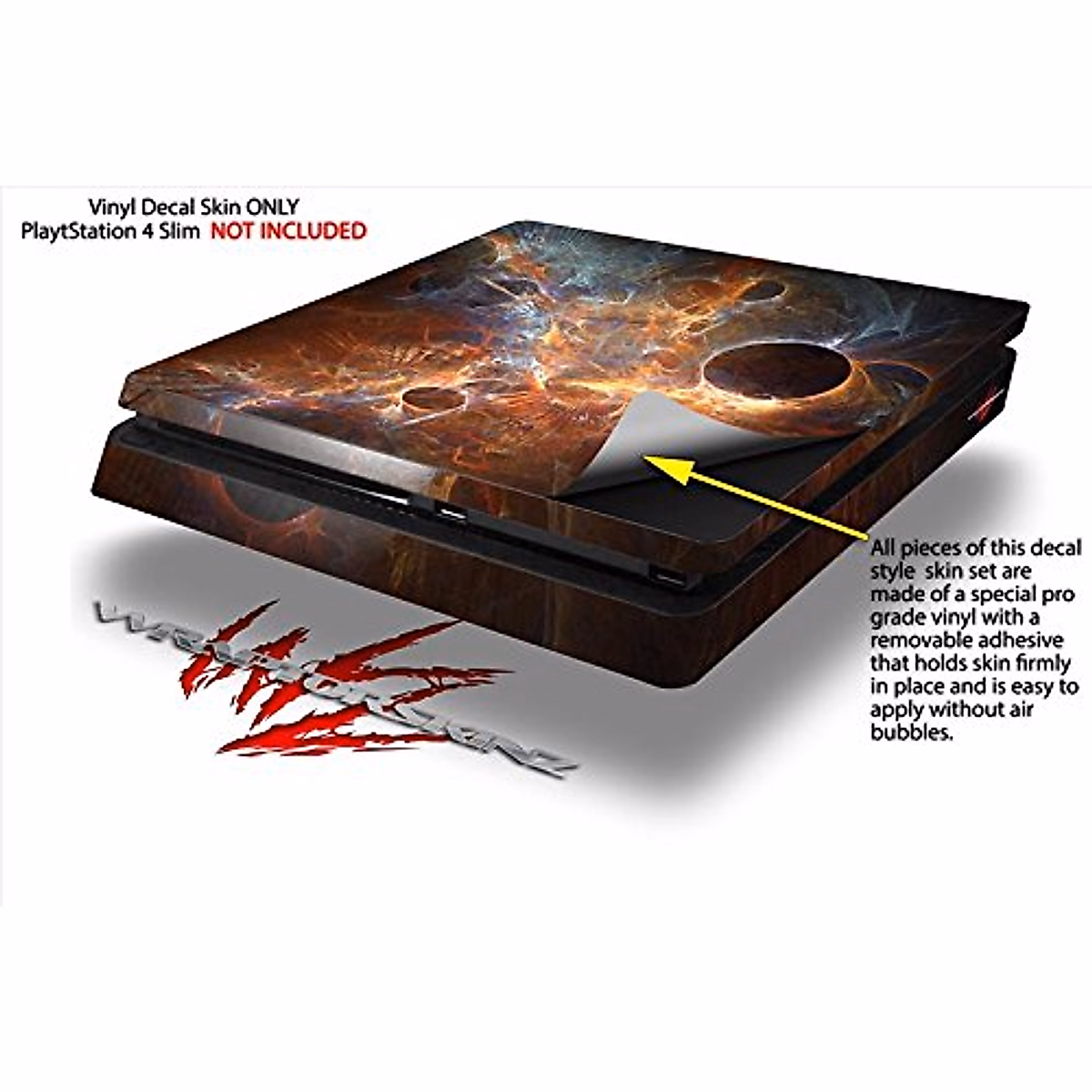 Kappa Space - Decal Style Skin fits Sony PlayStation 4 Slim Gaming Console