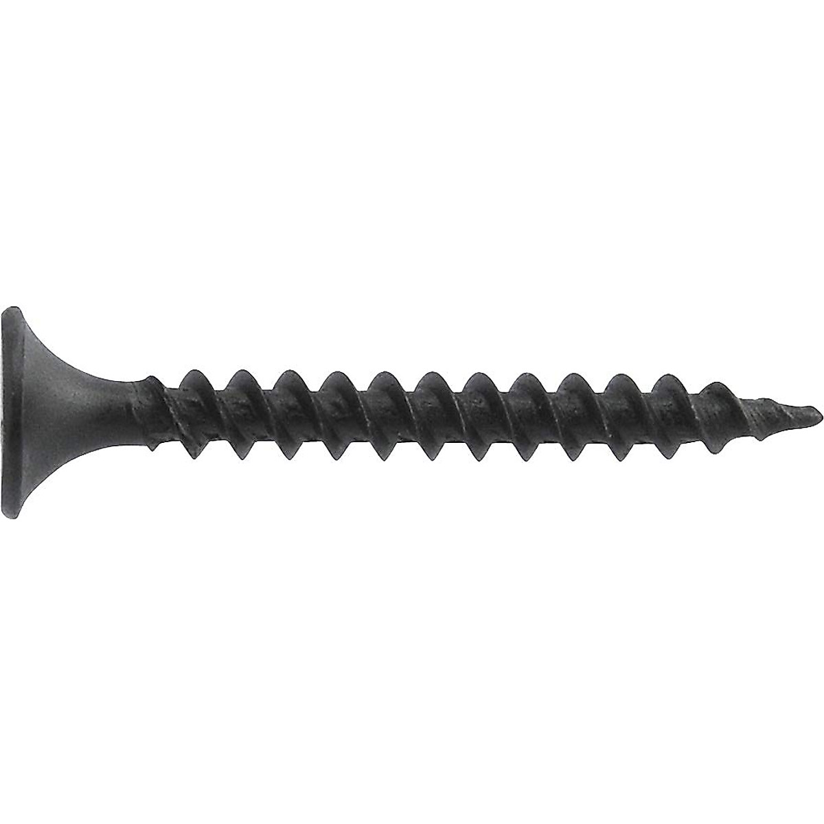 The Hillman Group 39284 6x1 Inch Fine Thread Phillips Drywall Screw, 100-Pack, 1 inches, Black