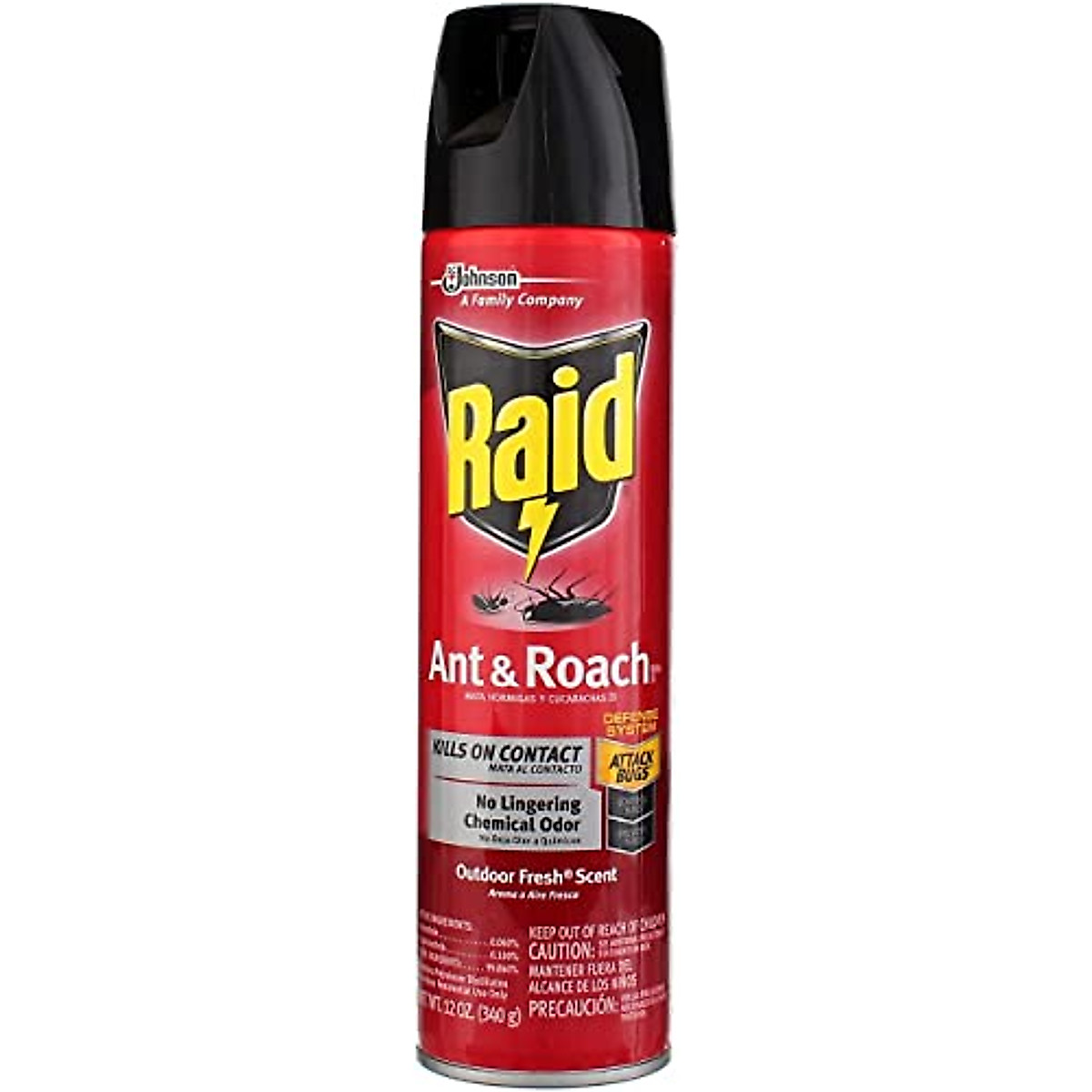 Raid Ant & Roach Killer Outdoor Fresh Cans 12 oz. (Pack of 3)
