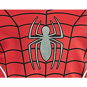 Marvel Spiderman Toddler Boys Athletic Fleece Pullover Hoodie Pockets 4T