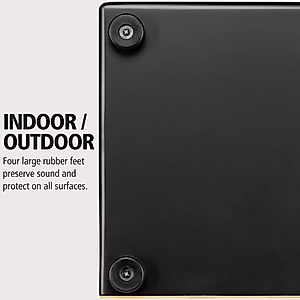 Meinl Cajon Box Drum with Internal Snares - NOT MADE IN CHINA - Maple Frontplate / MDF Body Full Size, 2-YEAR WARRANTY (MCAJ100BK-MA)