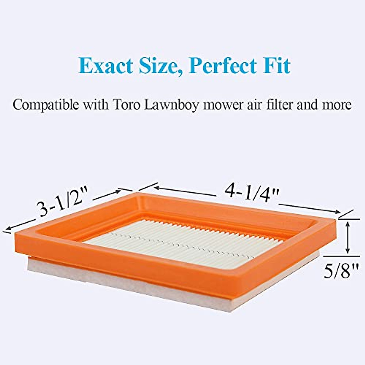 HOODELL 2-Pack Premium 14 083 15-S Air Filter, Compatible Kohler XT650 XT675 Engine Lawn Mower