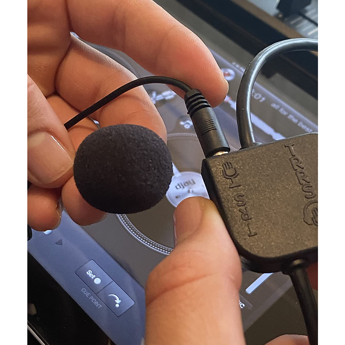 Firefly DJ "Genius Audio Splitter Cable - Mic-Enabled Universal Analog Output for Smartphones, Tablets and laptops