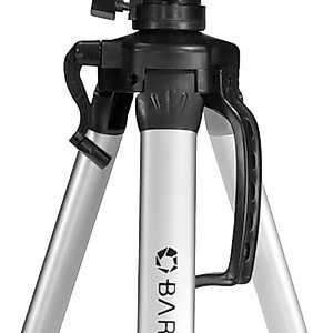 BARSKA Deluxe Tripod Extendable to 63.4" w/ Carrying Case , Gray/Black