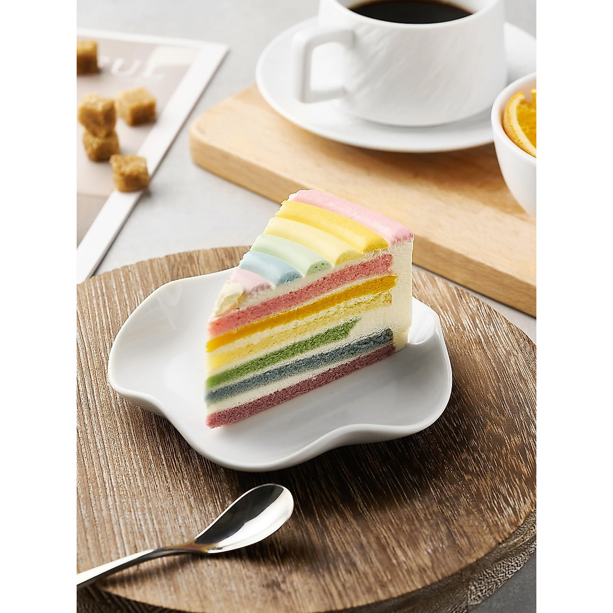 ABRUTY Spoon Rest for Stove Top, Ceramic Spoon Holder for Counter, Modern Farmhouse Decor Accessories for Spatula, Spoons or Tongs