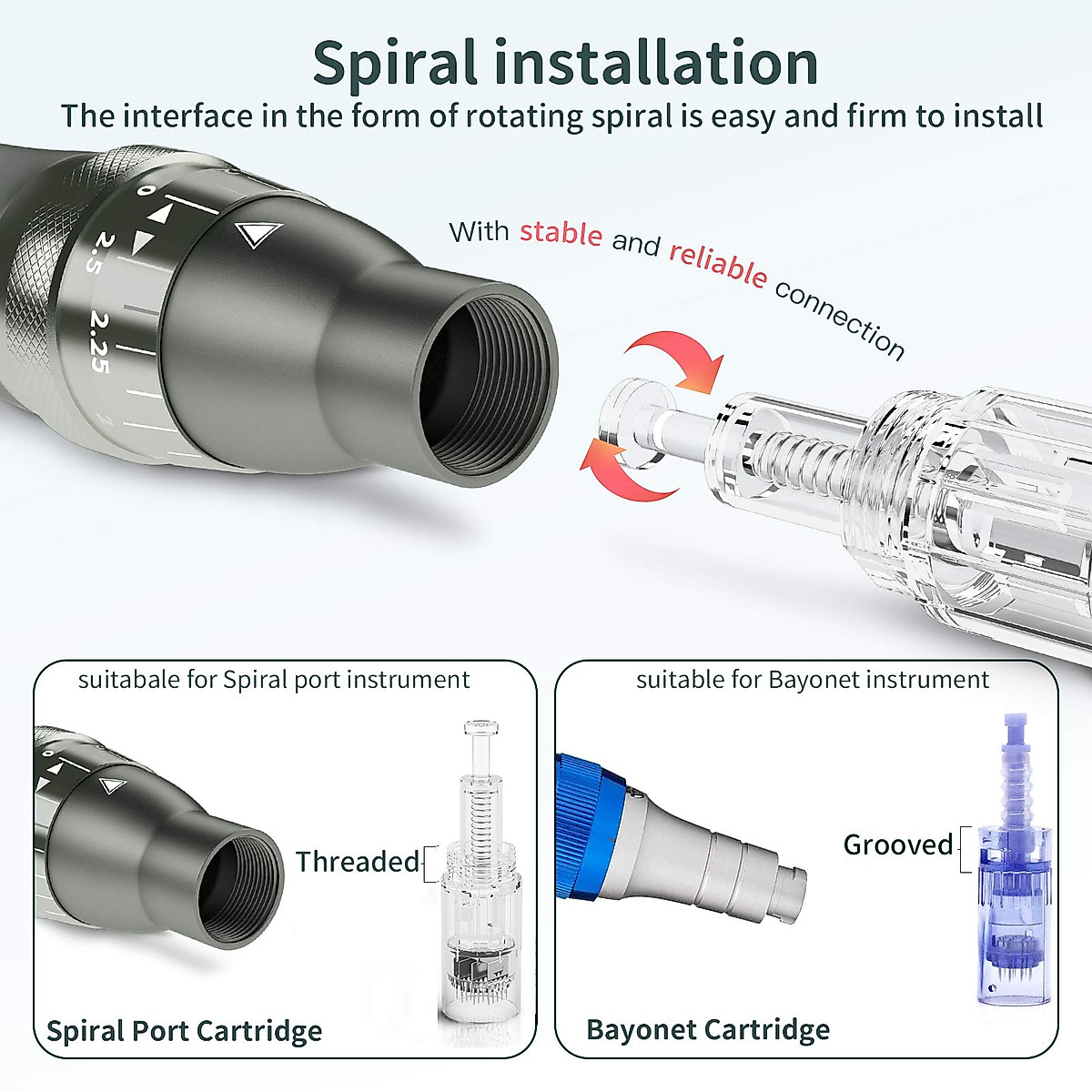 THAPPINK 12 Pins Replacement Cartridges 10Pcs